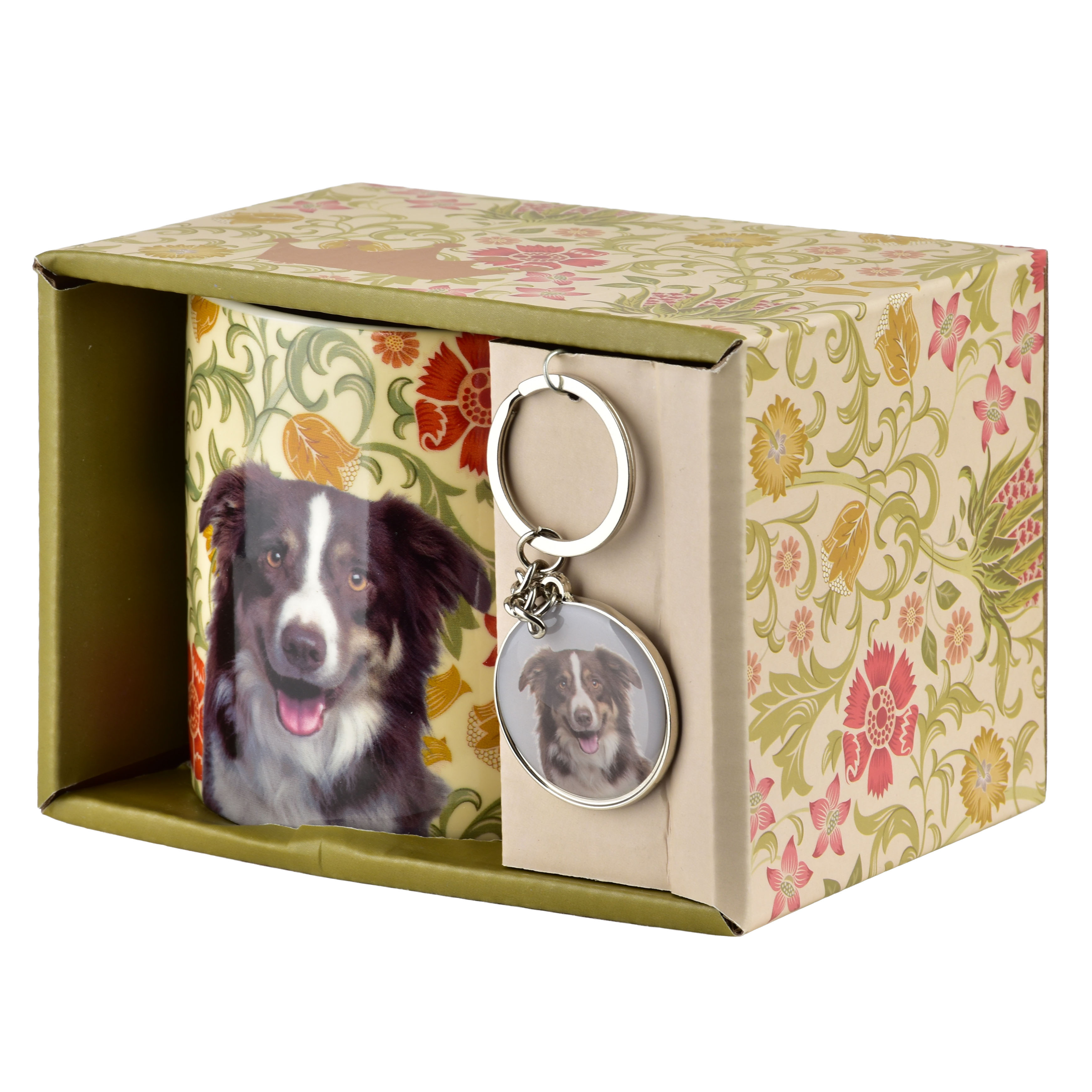 Muki posliini NOYA Border Collie 9x13x9 cm monivärinen 1 kpl - 16,03 ...